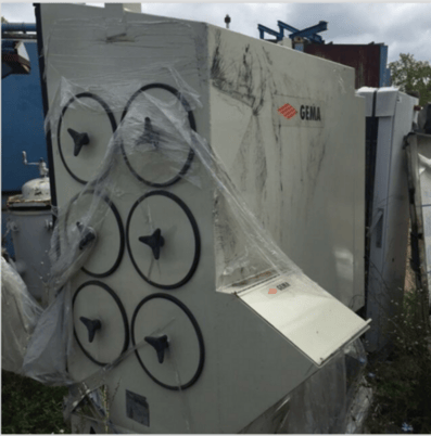 Powder Coating Collector, Gema, 6 Cartridge 12 Filter For Sale ...