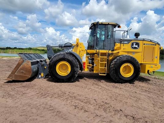 John Deere #744L, Wheel Loader, very low hour, 2021 for Sale | Surplus ...