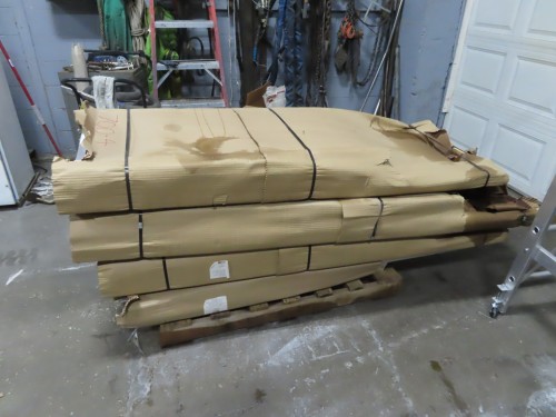 Metallics Ladder Mfg. #700-5, rolling work platform with stairway, 5 ...