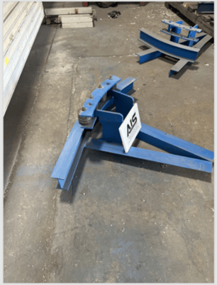 Jervis Webb Rapid X458 24" Radius x 15 Degree Roller Turn Assembly ...