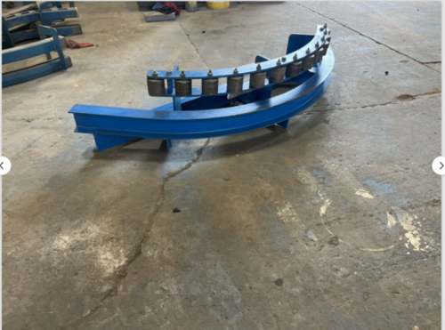 Jervis Webb Rapid #X458, 48" Radius x 90 Degrees Roller Turn Assembly ...