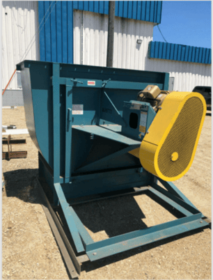 26210 cfm @ 2.25" S.P., Twin City Fan Centrifugal Fan, 402 BAF-SW For ...