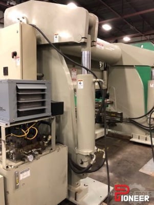 500 Ton, Accurpress #750012, 12' overall, 122" between housing, 10 ...