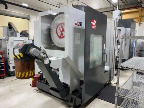 Haas #UMC-750, CNC universal machining center, 40+1 side mount tool ...