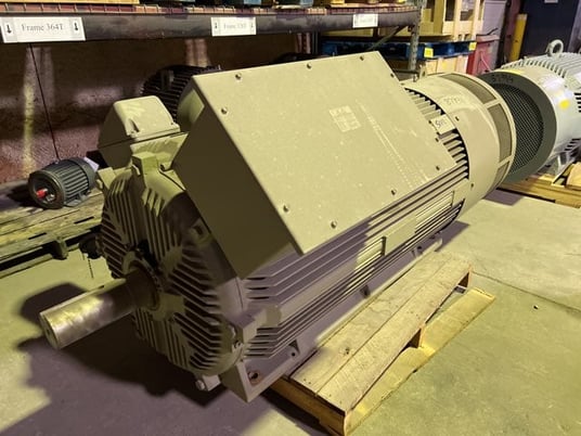 450 HP 1200 RPM General Electric, Frame 5013S, TEFC BB, 460 Volts, New ...