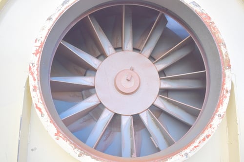 Allied Blower, 64" paddle wheel fan, 250 HP, 37" fan inlet up-blast, 29 ...