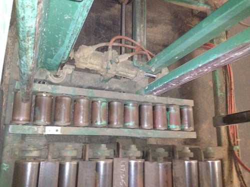 Burelbach, automatic plywood panel stacker, up 4' W x 10' L, powered ...