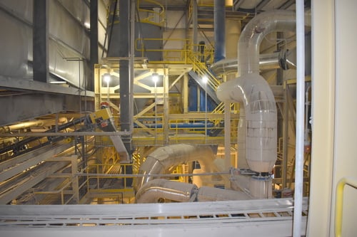 Williams #40NF, impact dryer/crusher mill system, 60" Williams turbine ...