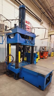 100 Ton, Hydraulic Die Spotting Press, 40" stroke, 42.5" daylight, 34 ...