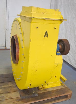 Material handling fan, 38" wheel, 13" width, 19" inlet, 14" x 16 ...