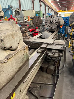 45-1/2" x 144" Axelson #32, engine lathe, 31" swing over cross slide, 4 ...