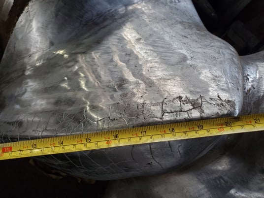 Farrel F370 rotor, 4-wing type, Banbury design, Unidrive configuration ...