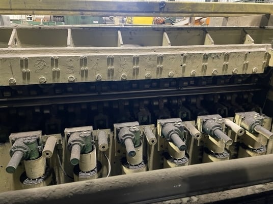 60" x .06" Herr Voss, 4-Hi precision leveler, 21 work rolls, 1.156 ...