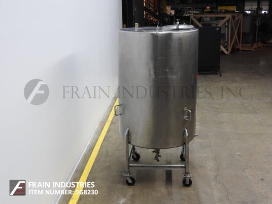 500 gallon Perma San Stapco Stainless, 304 Stainless Steel single wall ...