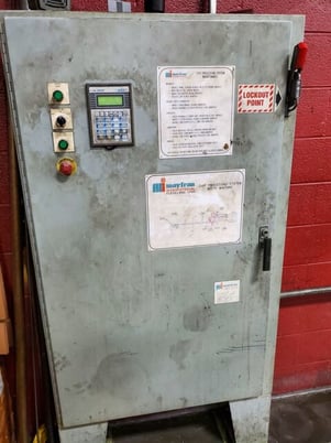 Mayfran chip processing system, Mayfran chip hopper, 18" incline screw ...