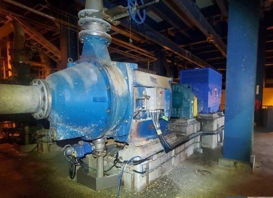 42" Metso #RF41-987-0984-01, refiner, Toshiba 2000 HP motor, Hansen ...
