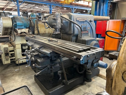Kearney & Trecker #4CK, horizontal milling machine, 18" x90" T-slotted ...