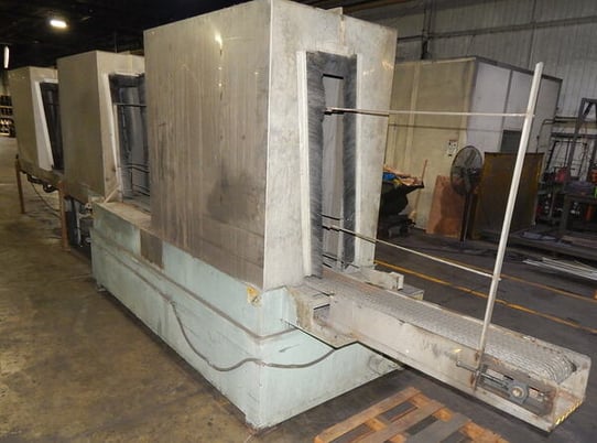 Proceco, 10" W x 52" H 2-stage dunnage washer, wash / rinse ...