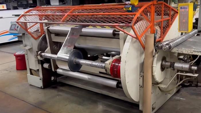 6 Color Flexo Press, Kidder #660, with Corona treater, 45" web width ...