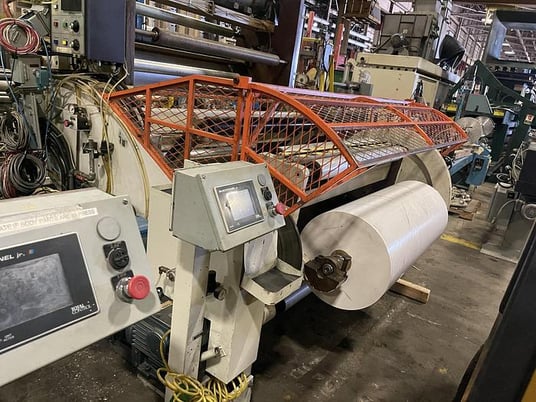 6 Color Flexo Press, Kidder #660, with Corona treater, 45" web width ...