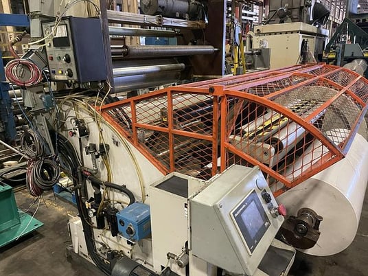 6 Color Flexo Press, Kidder #660, with Corona treater, 45" web width ...