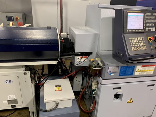 Star #SR-32J Type N, CNC automatic swiss type lathe, 9-Axis, Fanuc 32i ...