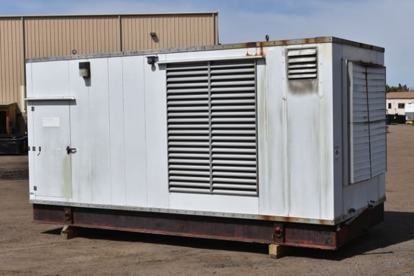 750 KW Cummins #750DFHA-613, diesel generator set, enclosed, 4160 Volts ...