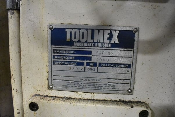 Toolmex/Jarocin #FWF-32, universal horizontal mill,pendant Control w ...