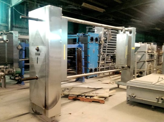 APV Crepaco HTST CR5, Heat Exchanger, 250 heat transfer plates, S/N ...