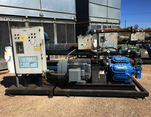 Thermal Care/Mayer TCCW2504X, Water Cooled Chiller Skid, 125 HP - 1785 ...
