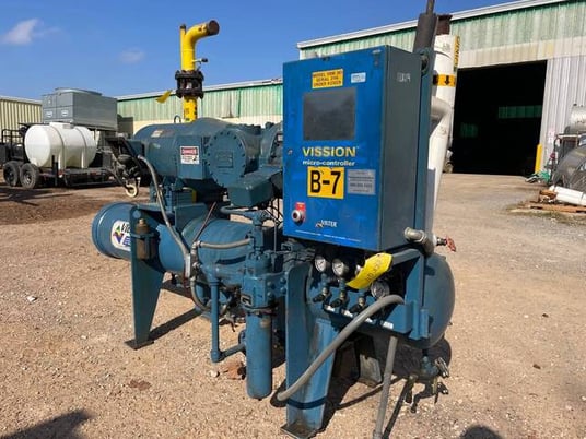 60 HP Vilter VSM361, Rotary Screw Compressor Package, 3600 RPM for Sale ...