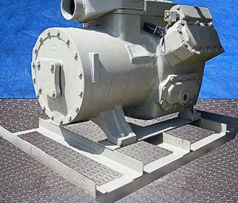 50 HP Trane C4A0A0R1H0C0, Bare 6-Cylinder Reciprocating Compressor ...