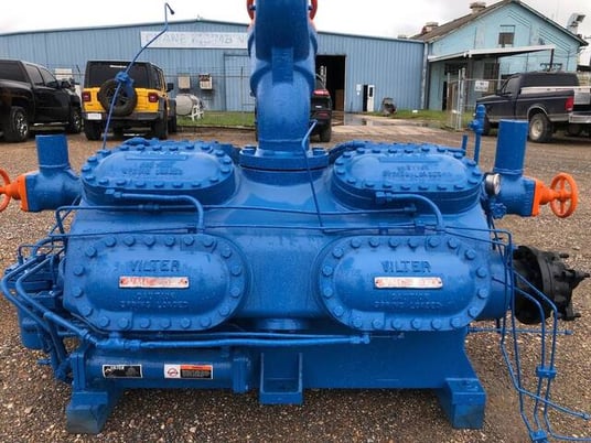 Vilter 4516XL, Bare 16-Cylinder Reciprocating Compressor, Direct Drive ...