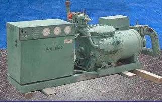 York JS73D3A-S46-50S, Bare 8-Cylinder Reciprocating Compressor, Semi ...