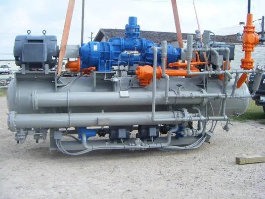 5 HP FES FES-175E/D-B-2010, Rotary Screw Compressor Package, 230/460 V ...