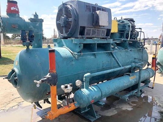 1000 HP Frick RWB-II-399H, Rotary Screw Compressor Package, 2300/4160 V ...