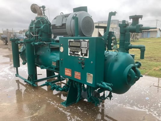 Frick RWB-II-177, Rotary Screw Compressor Package, 4500 RPM, 362 psig ...