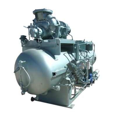 500 HP Mycom 250VLD, Rotary Screw Compressor Package, 460 V, 3600 RPM ...