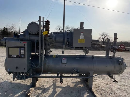 250 HP Frick RWF-134-E, Rotary Screw Compressor Package, 460 V, 300 ...