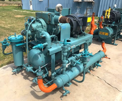 100 HP Frick RXB-39, Rotary Screw Compressor Package, 208-230/460 V ...