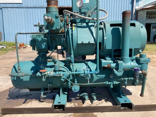 150 HP Frick RXF-50, Rotary Screw Compressor Package, 230/460 V, 3600 ...