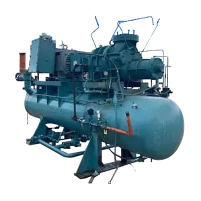 800 HP Frick RWB-II-316, Rotary Screw Compressor Package, 3600 RPM, 300 ...