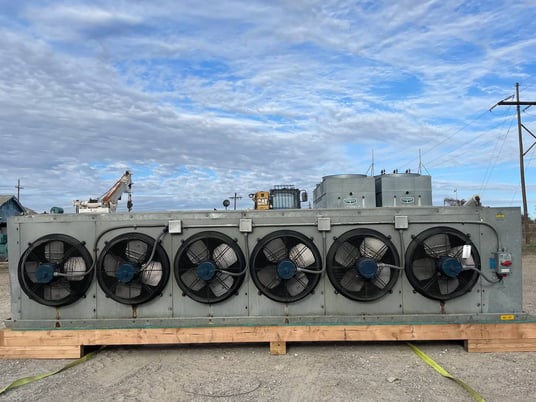 6 Fans, Krack DTX6S-1530-DXA-HGC-LH, Ammonia Evaporator Coil - 17.46 TR ...