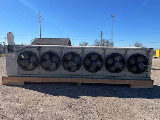 6 Fans, Krack DTX6S-1530-DXA-HGC-LH, Ammonia Evaporator Coil - 17.46TR ...