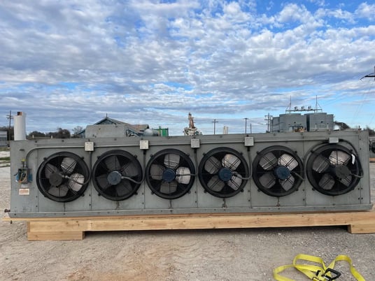 6 Fans, Krack DTX6S-1530-HGC-DXA, Ammonia Evaporator Coil - 17.46 TR ...