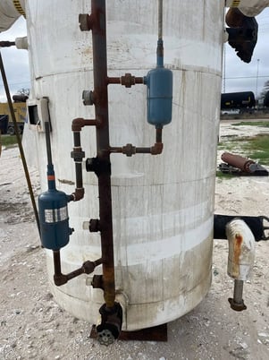 634 gallon H.A. Phillips & Co, Vertical Ammonia Receiver, 40" diameter ...