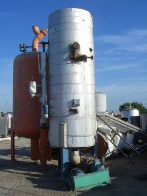 1000 gallons, Reco, Vertical Ammonia Recirculator Package, 48" diameter ...