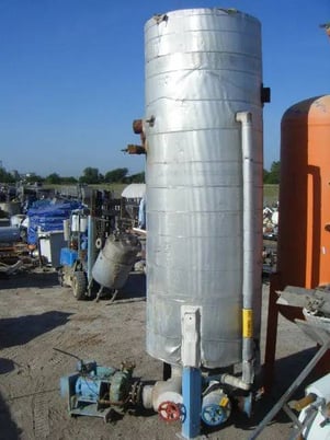 1000 gallons, Reco, Vertical Ammonia Recirculator Package, 48" diameter ...