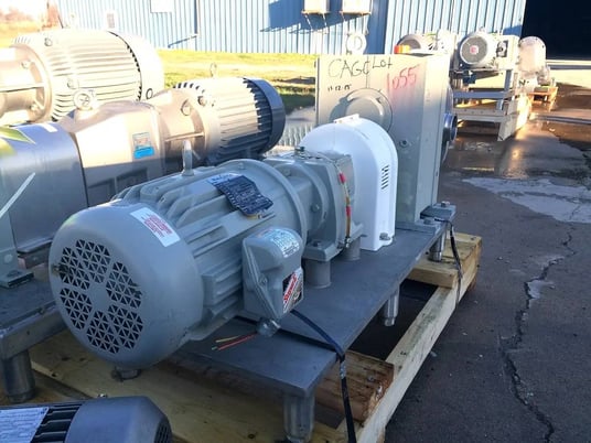 155 GPM @ 300 psi, Fristam #FKL150, Rotary Lobe Positive Displacement ...