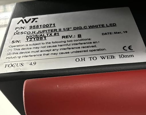 AVT camera inspection system, 2019 for Sale | Surplus Record